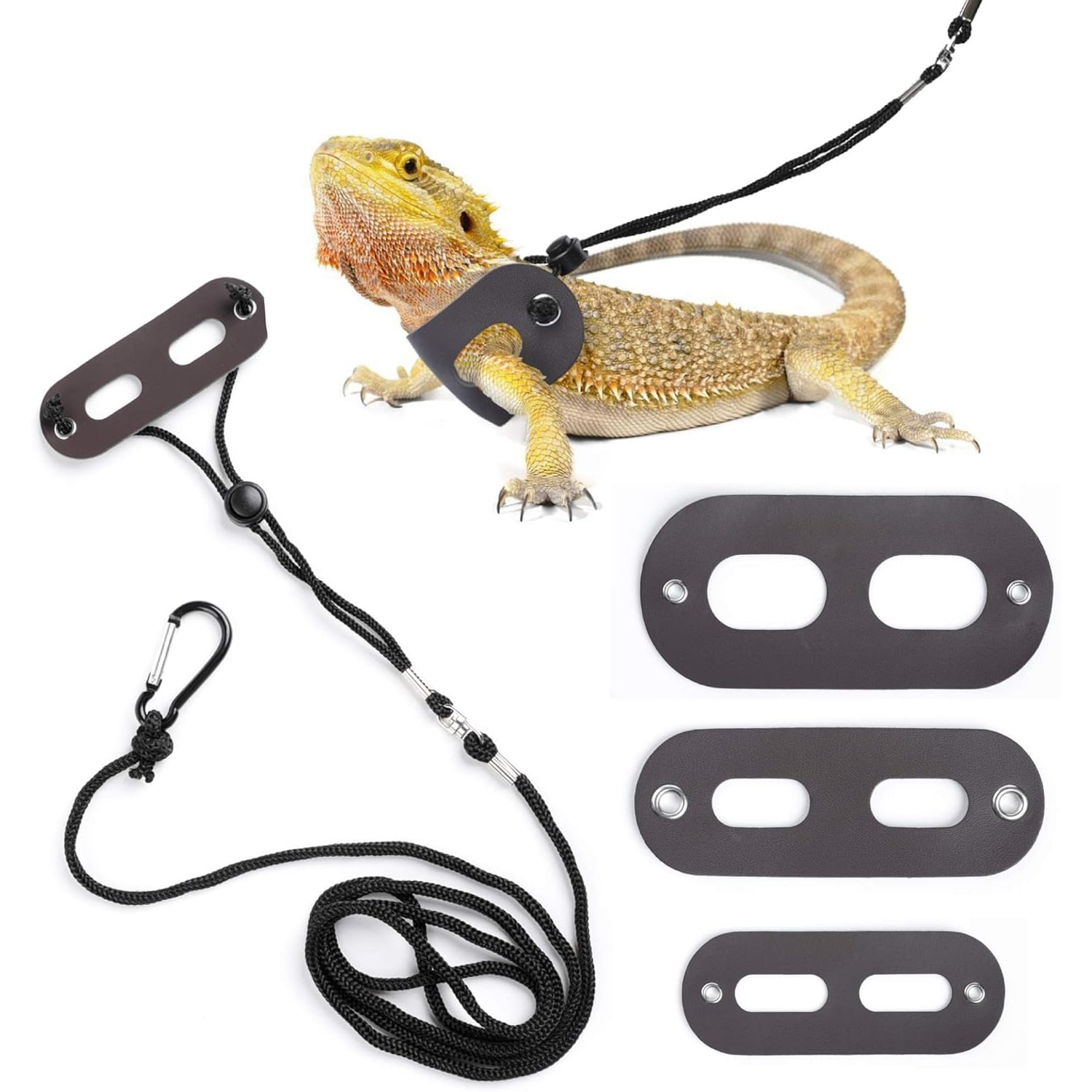 Bearded Dragon Harness and Leash Adjustable(S,M,L, 3 Pack) - Soft ...