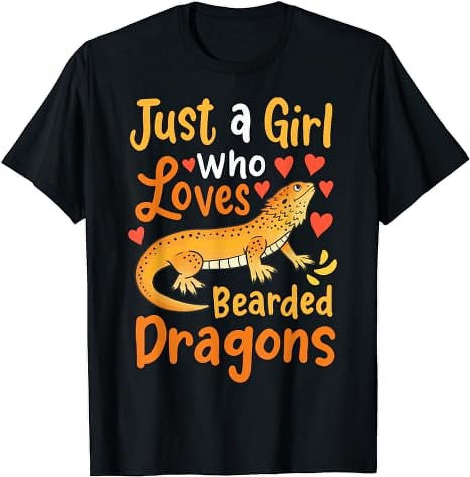 Bearded Dragon Just a Girl Who Loves Bearded Dragons T-Shirt - Walmart.com