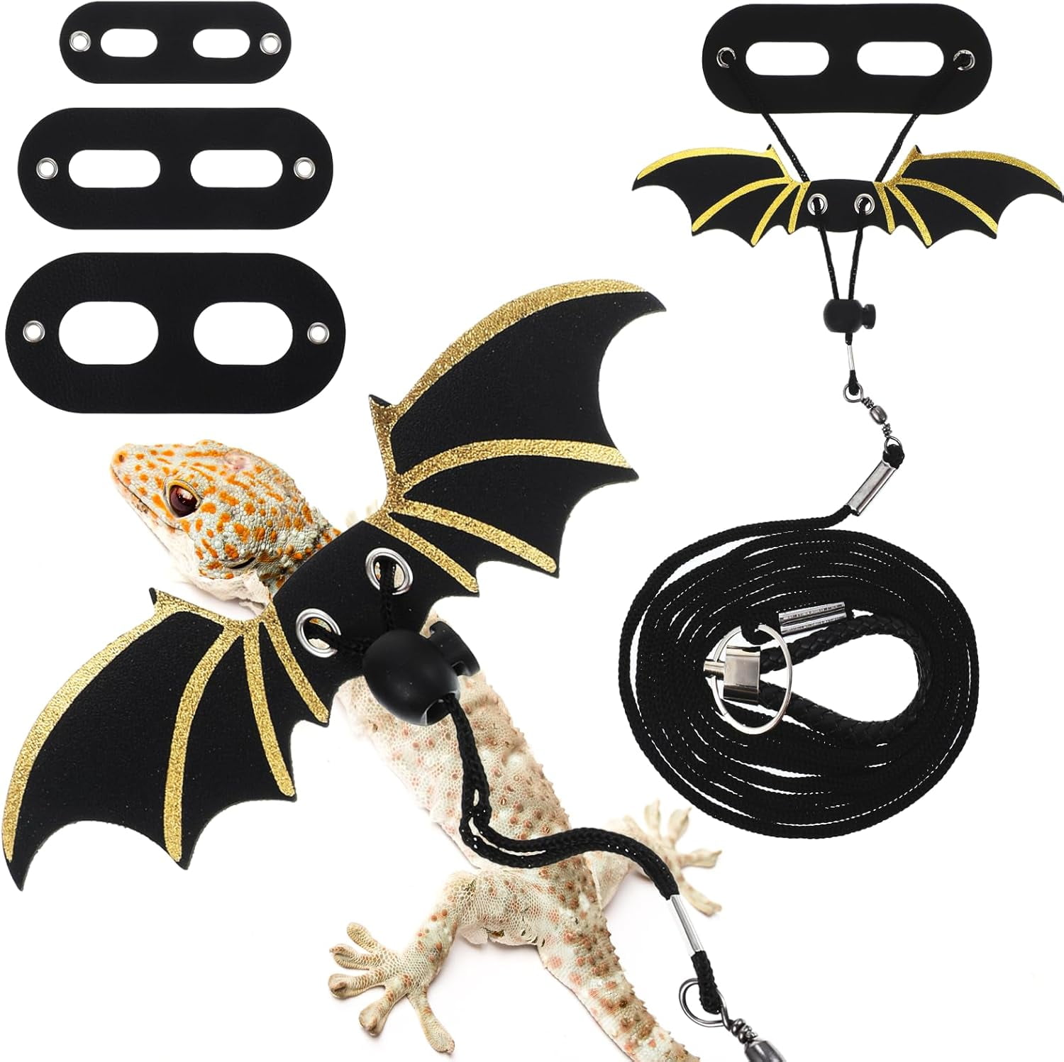 Bearded Dragon Leash and Harness Set, Adjustable Bearded Dragon Harness ...