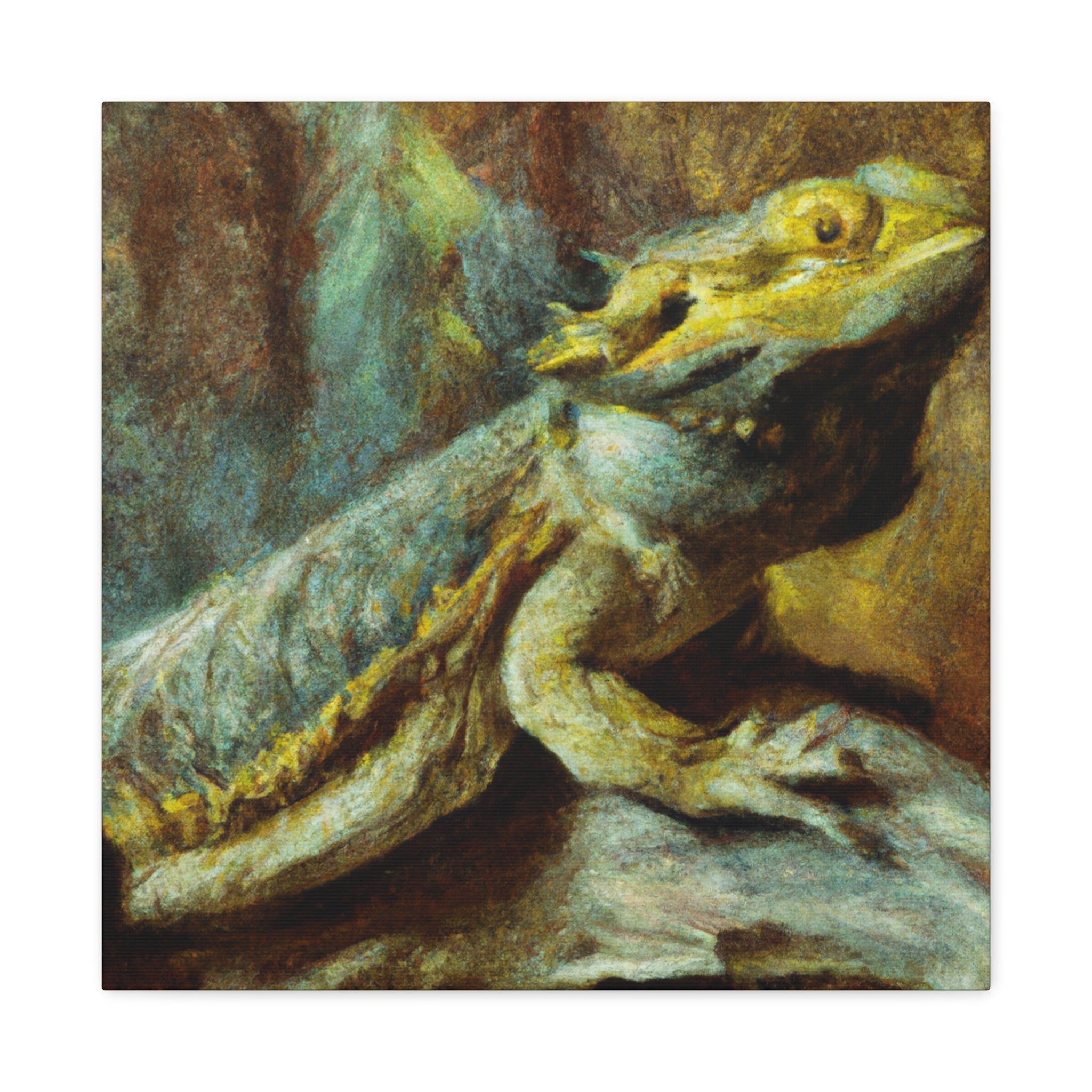 "Bearded Dragon Majesty" - Canvas - Walmart.com