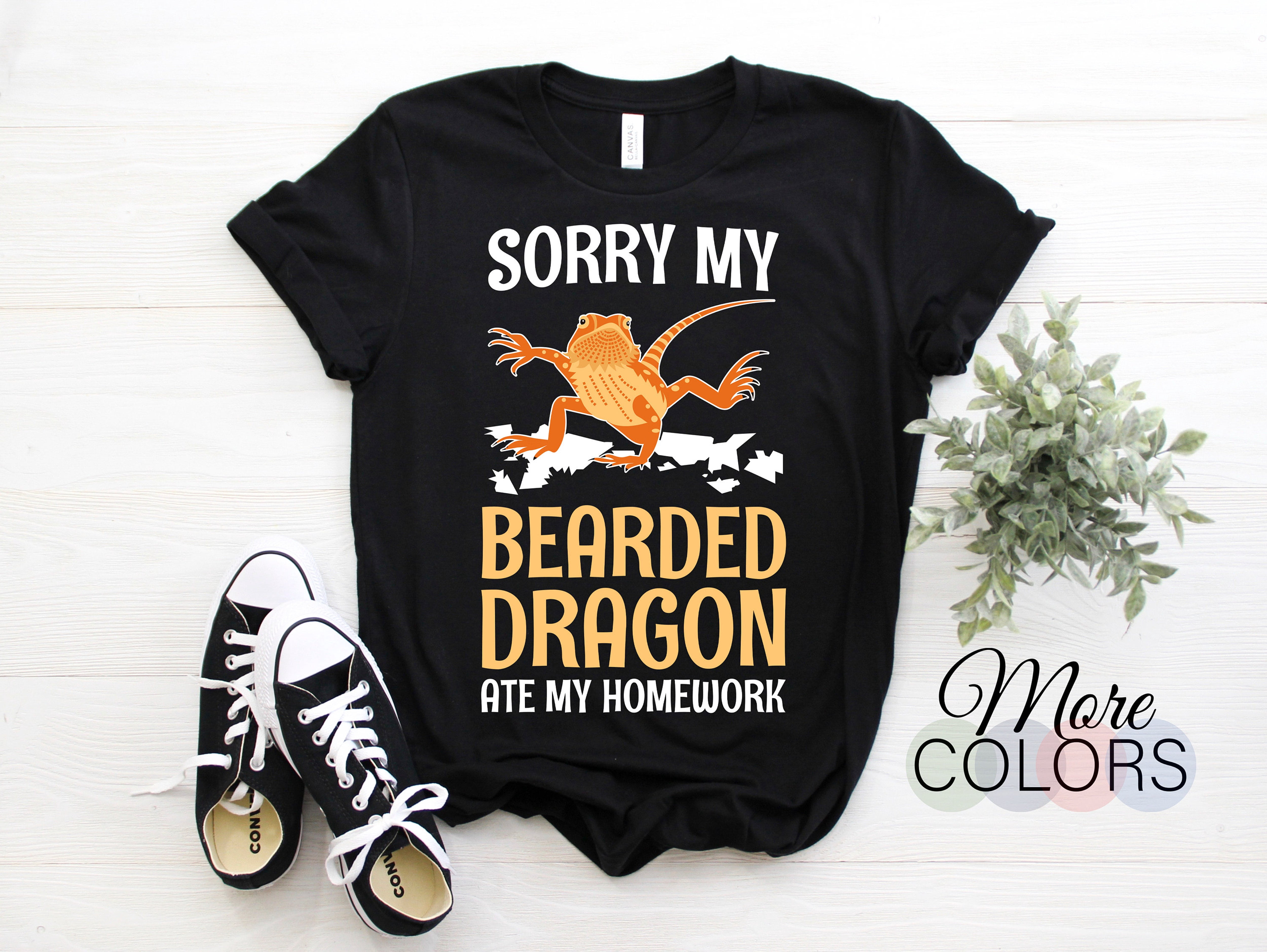 Bearded Dragon Reptile Funny Lizard Lover Gift T-shirt, Cute Bearded ...