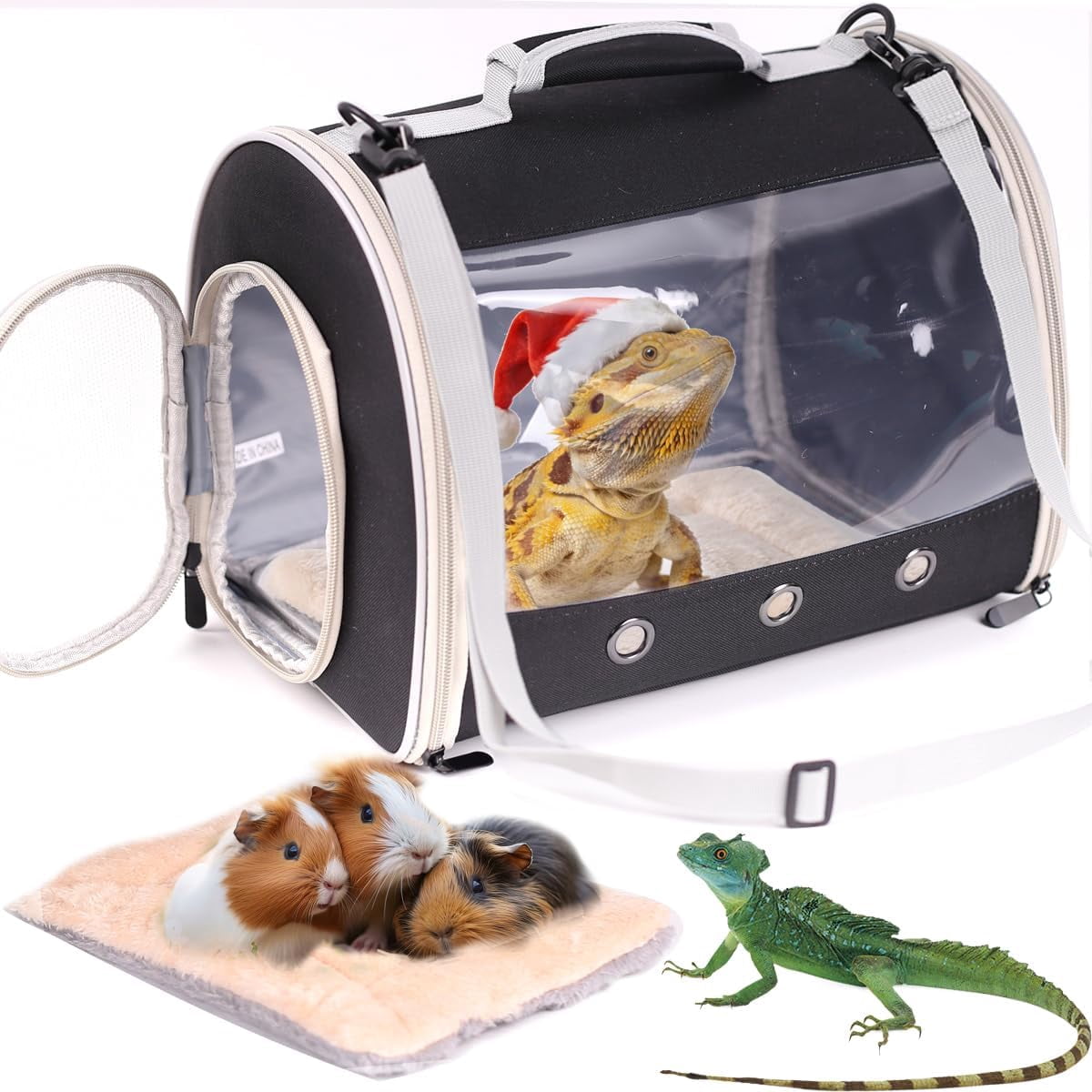 Bearded Dragon Travel Carrier Backpack,Lizard Backpack Carrier,Space ...
