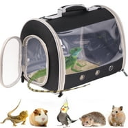 Halinfer Small Bird Carrier, Clear Travel Bag for Parakeet, Cockatiel ...