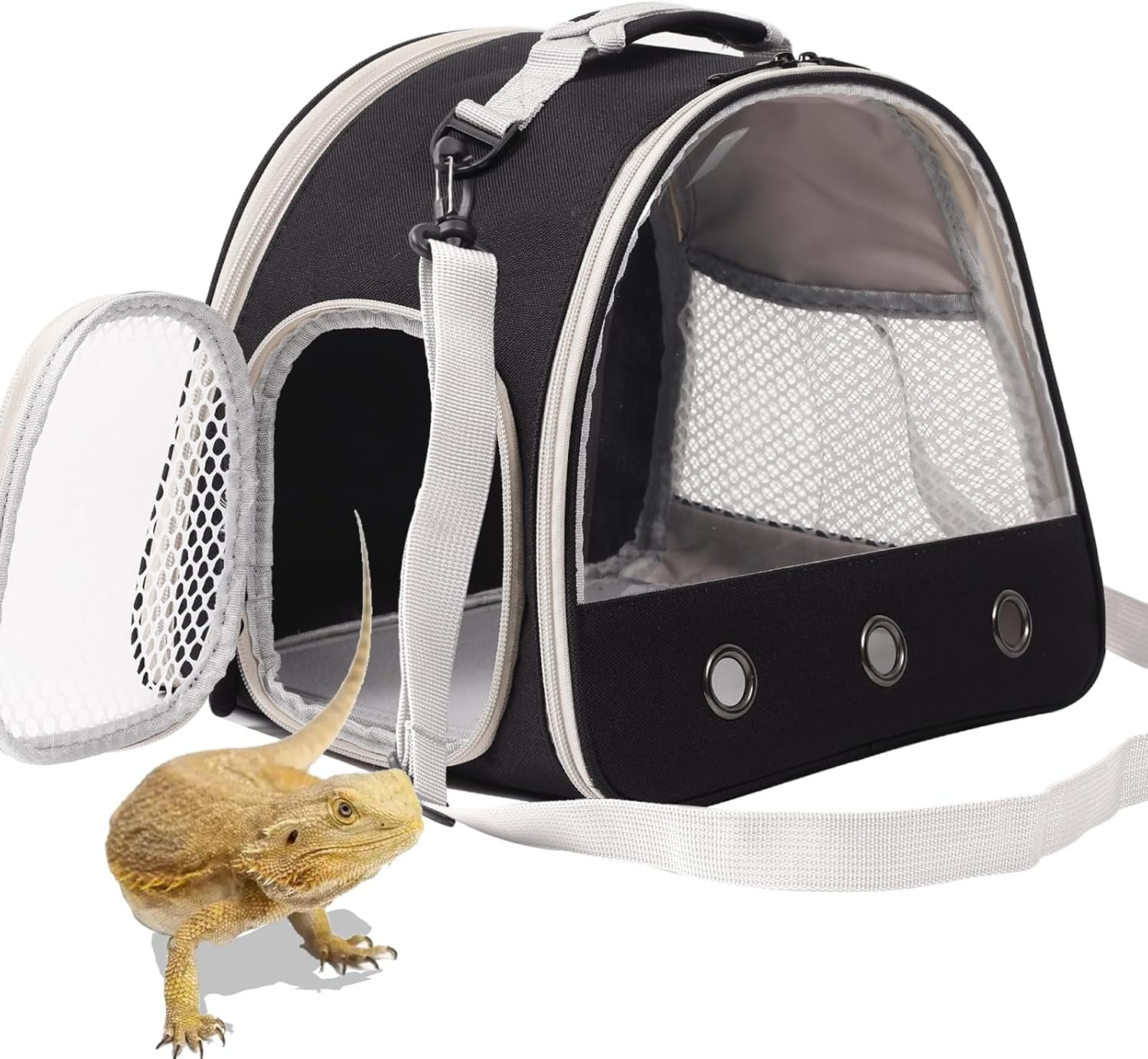 Bearded Dragon Travel Carrier,Lizards Carrier, Small Animal Travel ...