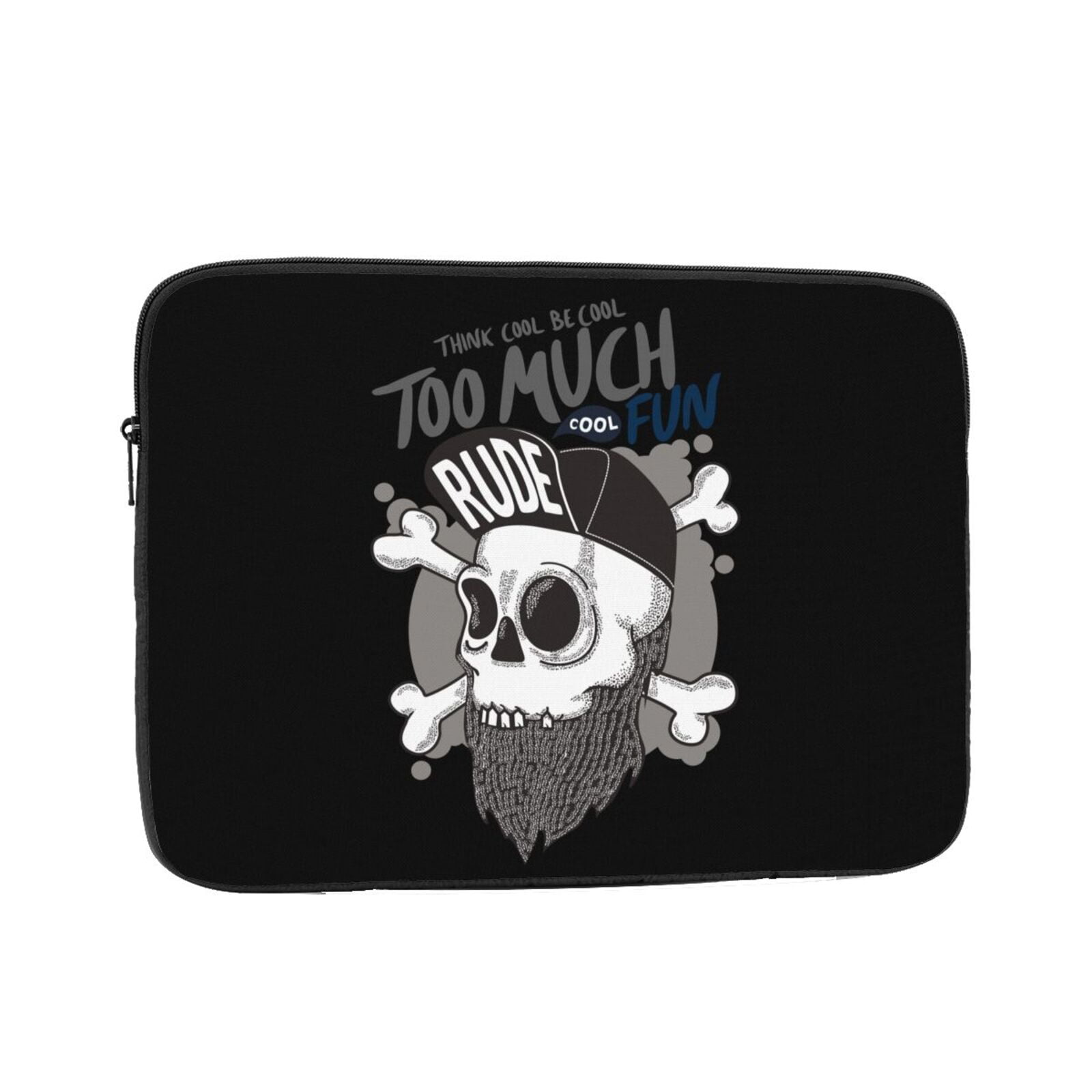 Bearded Skull 13 inch Portable Laptop Sleeve Compatible with MacBook ...