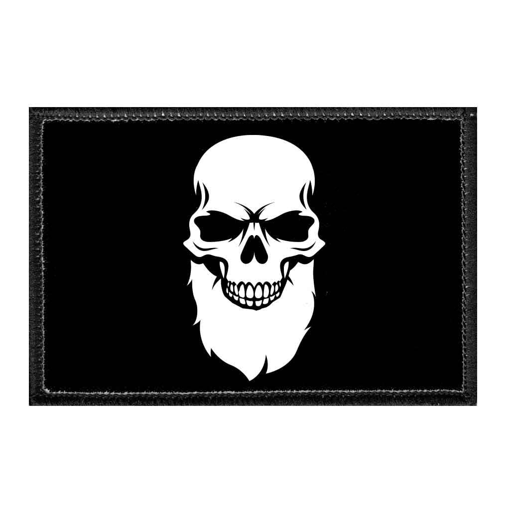 Bearded Skull - Removable Patch - Walmart.com