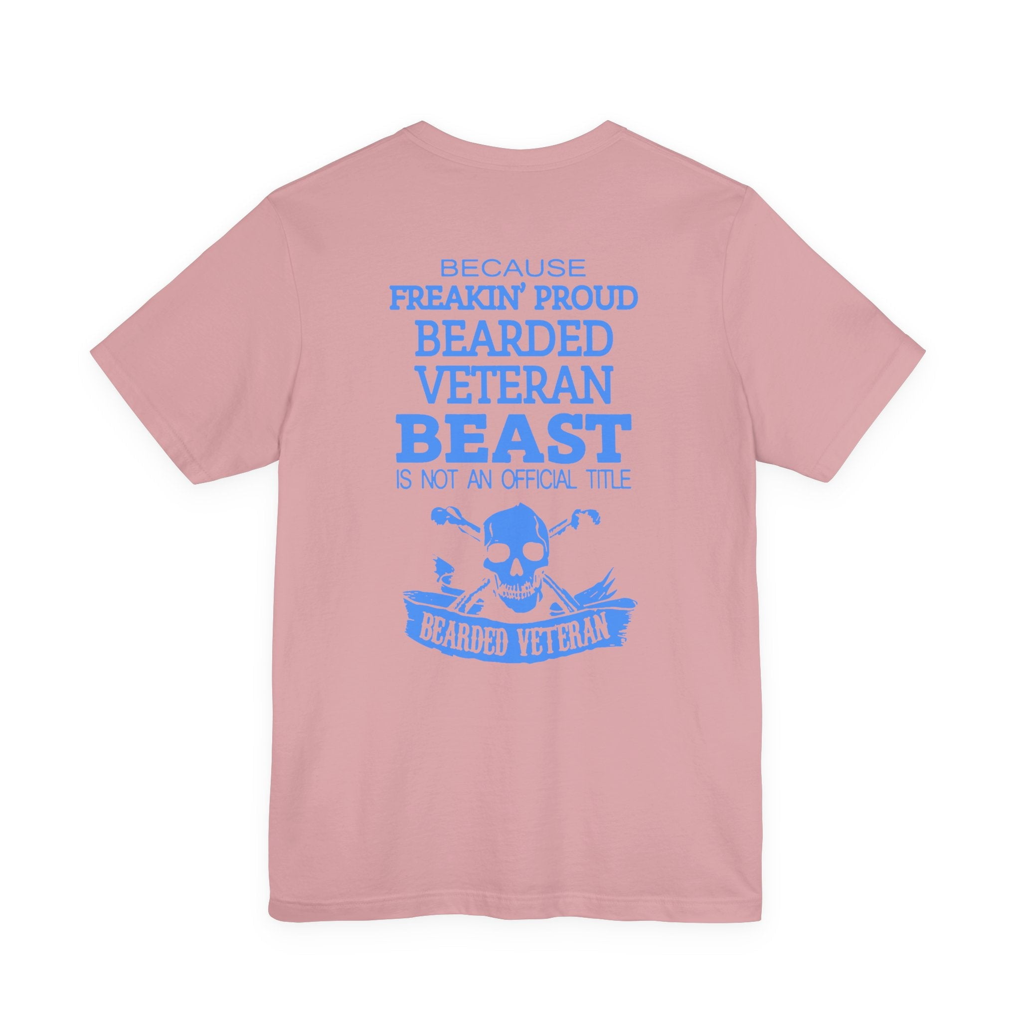 Bearded Veteran Beast T-Shirt Military Skull Beard Graphic Unisex ...