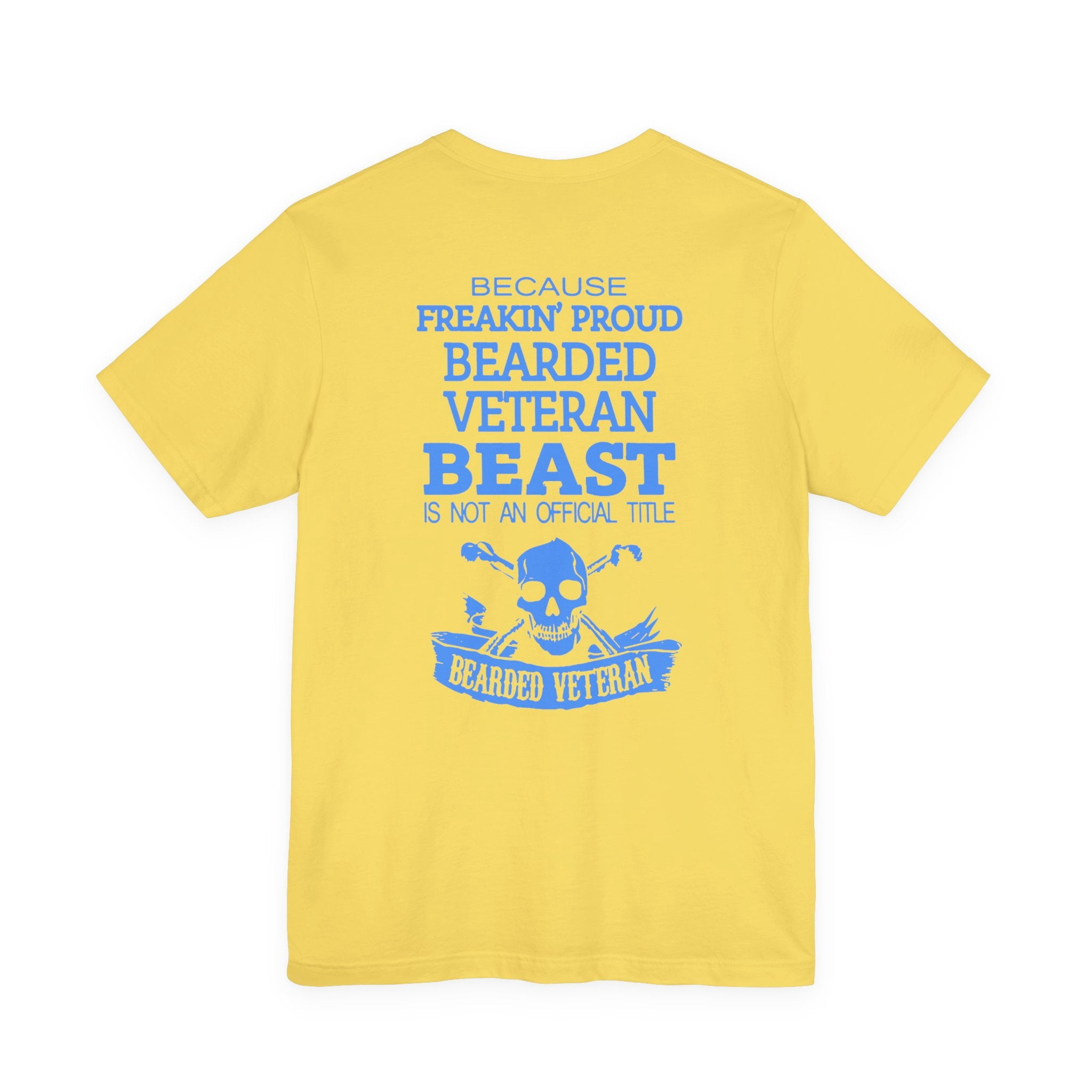 Bearded Veteran Beast T-Shirt Military Skull Beard Graphic Unisex ...