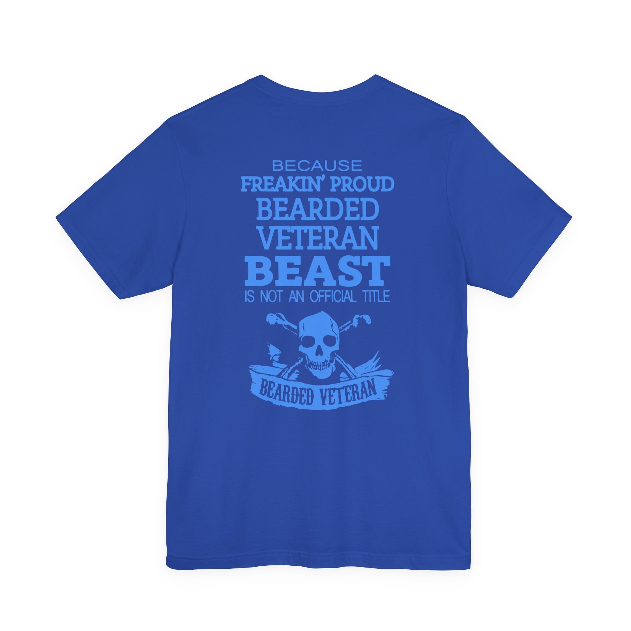 Bearded Veteran Beast T-Shirt Military Skull Beard Graphic Unisex ...
