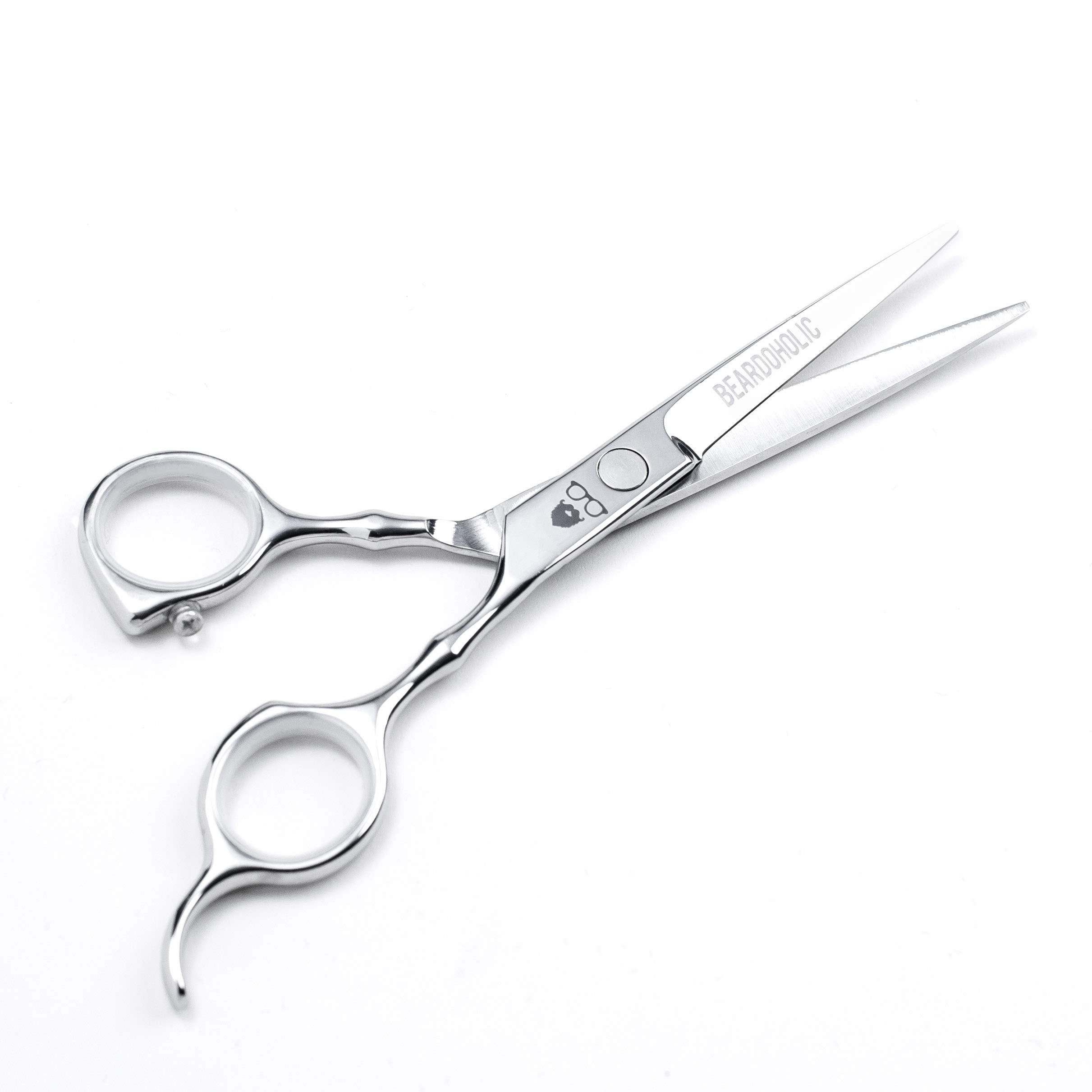 Beardoholic Beard Scissors - Japanese 6 IN Stainless Steel Hair Cutting ...
