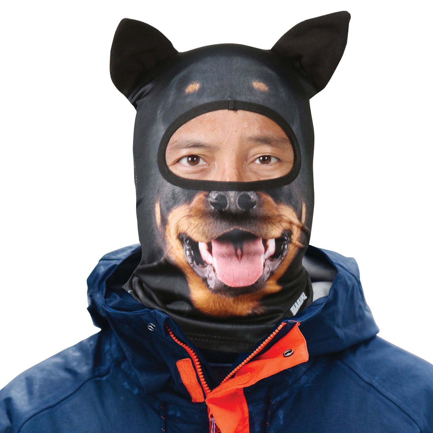 Beardowear Unisex Realistic Print Rottweiler Head Balaclava Face Mask ...
