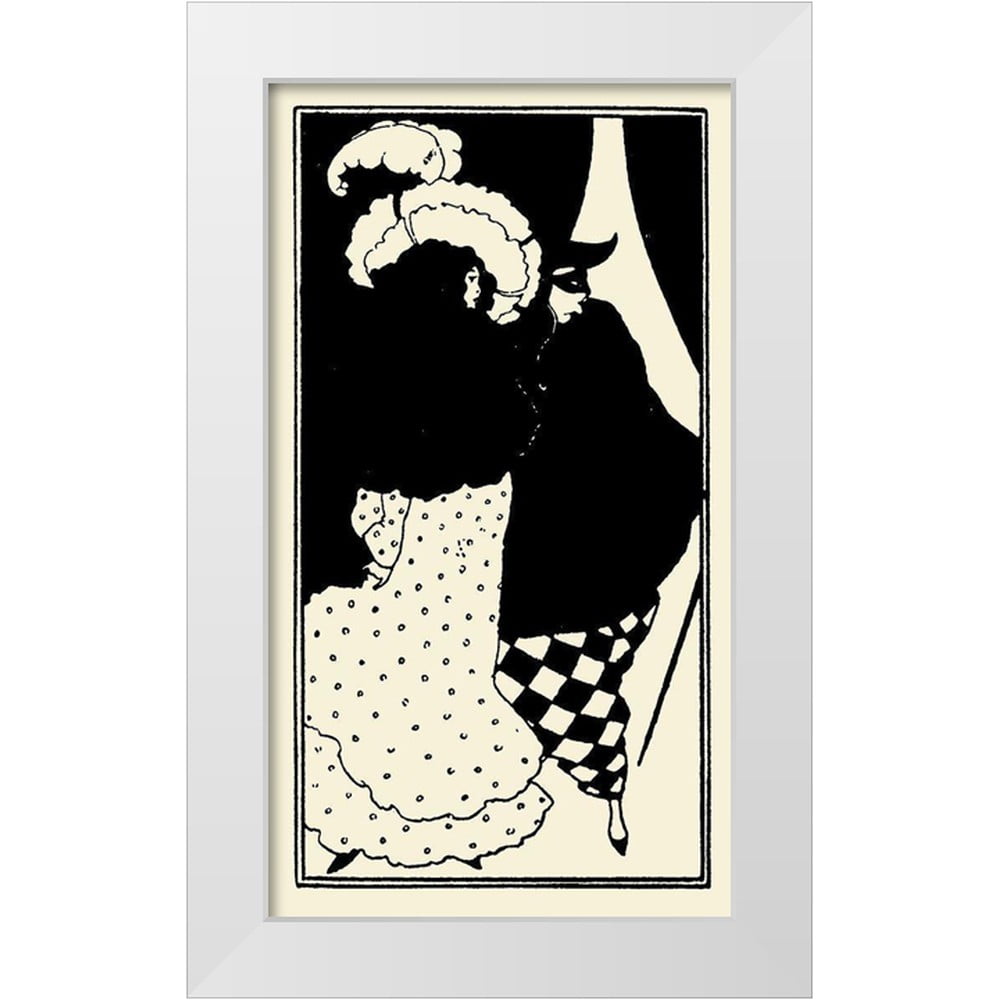 Beardsley, Aubrey 10x14 White Modern Wood Framed Museum Art Print ...