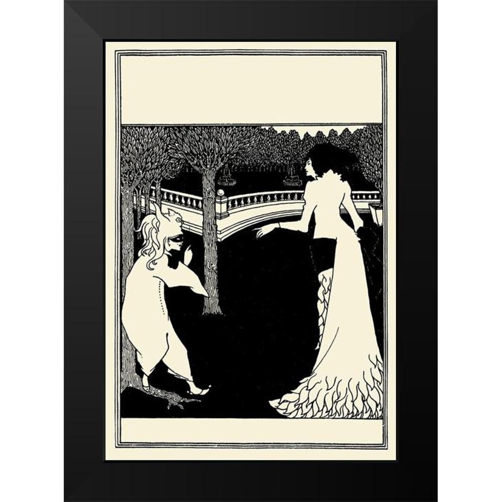 Beardsley, Aubrey 11x14 Black Modern Framed Museum Art Print Titled ...