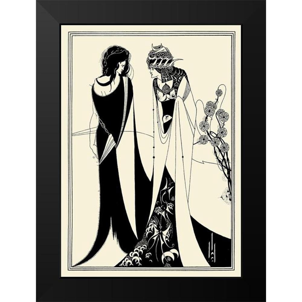 Beardsley, Aubrey 11x14 Black Modern Framed Museum Art Print Titled ...