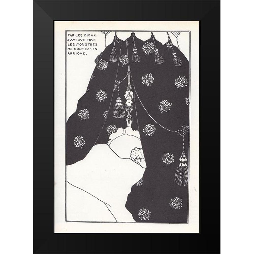 Beardsley, Aubrey 11x14 Black Modern Framed Museum Art Print Titled ...