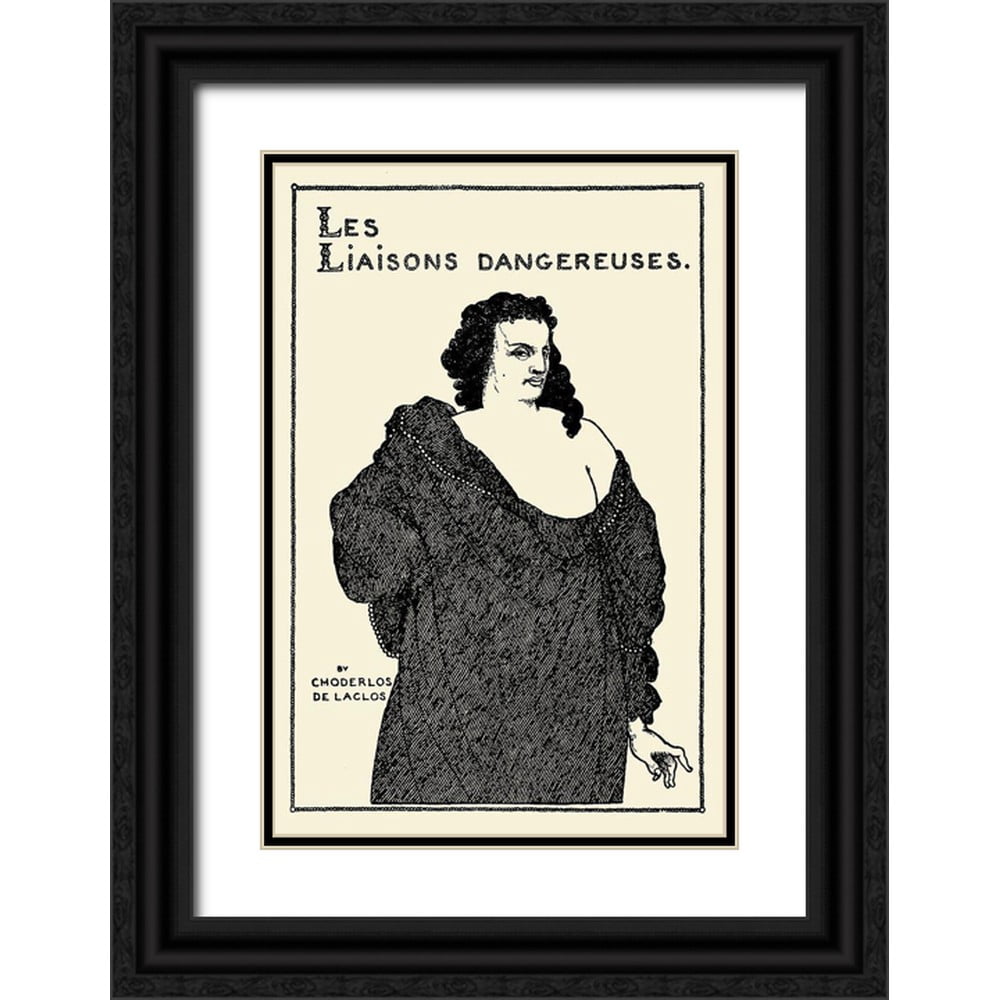 Beardsley, Aubrey 11x14 Black Ornate Wood Framed with Double Matting ...