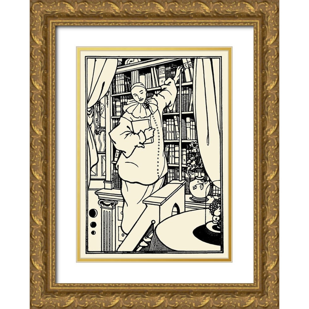 Beardsley, Aubrey 11x14 Gold Ornate Wood Framed with Double Matting ...