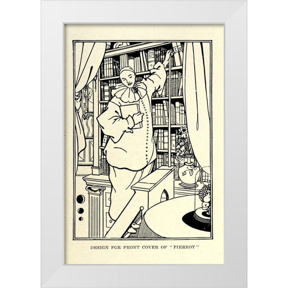Beardsley, Aubrey 11x14 White Modern Wood Framed Museum Art Print ...