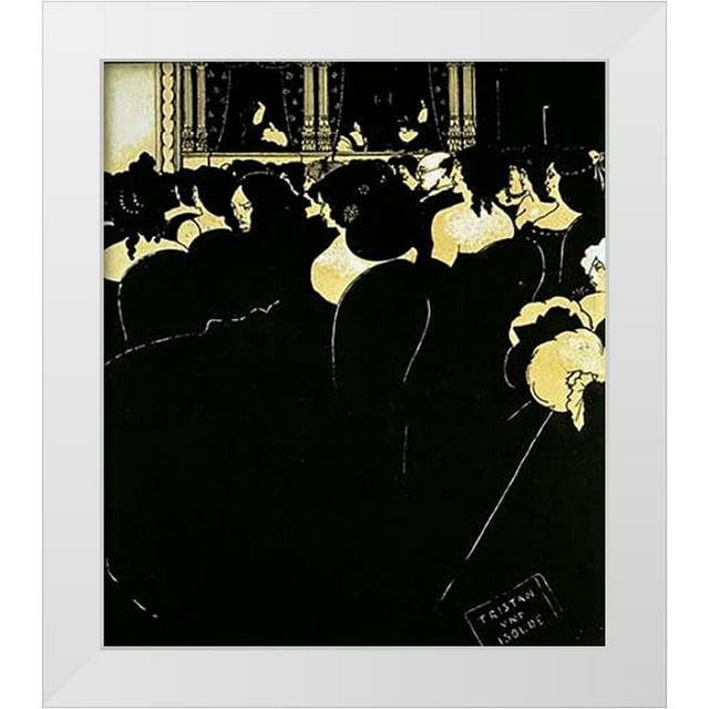 Beardsley, Aubrey 12x13 White Modern Wood Framed Museum Art Print ...