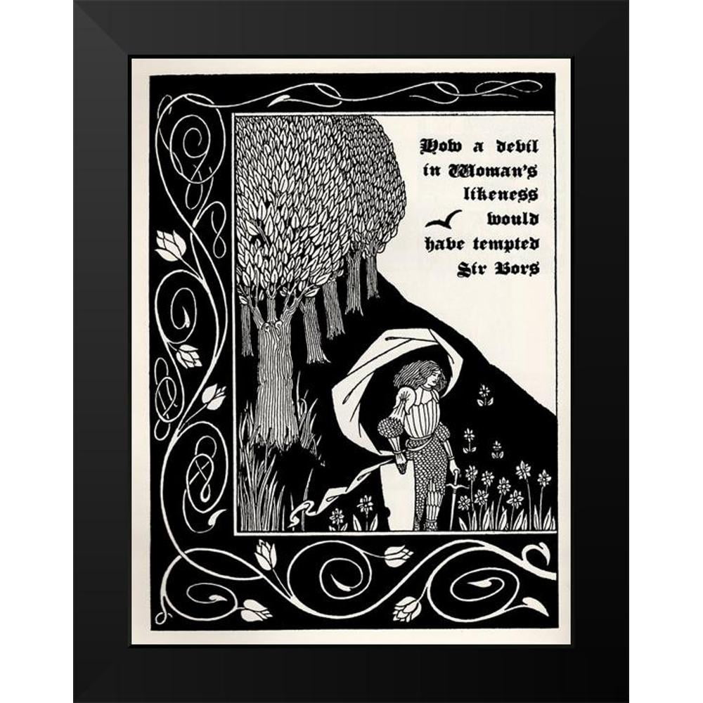 Beardsley, Aubrey 12x14 Black Modern Framed Museum Art Print Titled ...