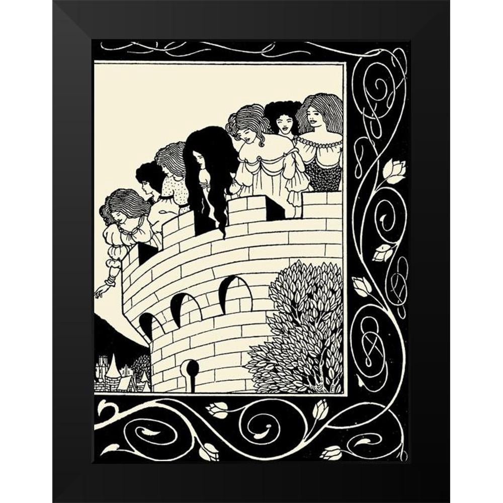 Beardsley, Aubrey 12x14 Black Modern Framed Museum Art Print Titled ...