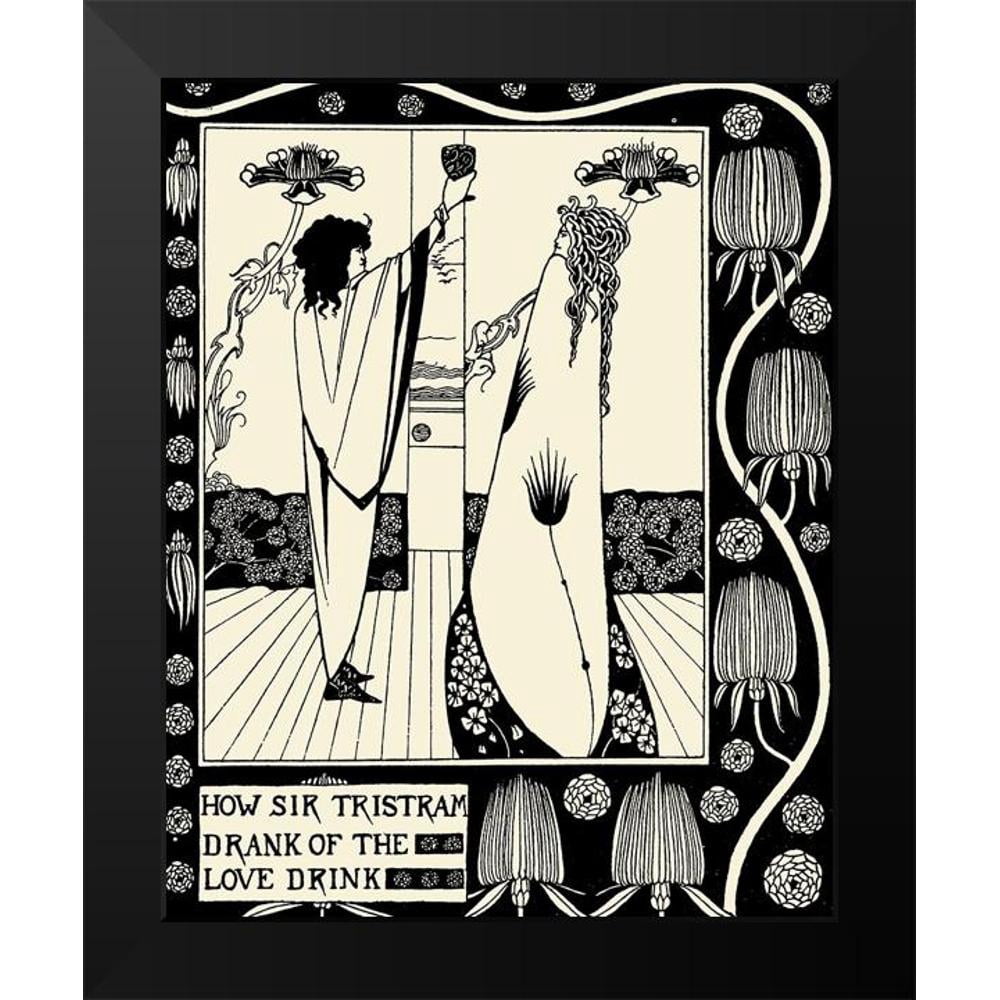 Beardsley, Aubrey 12x14 Black Modern Framed Museum Art Print Titled ...