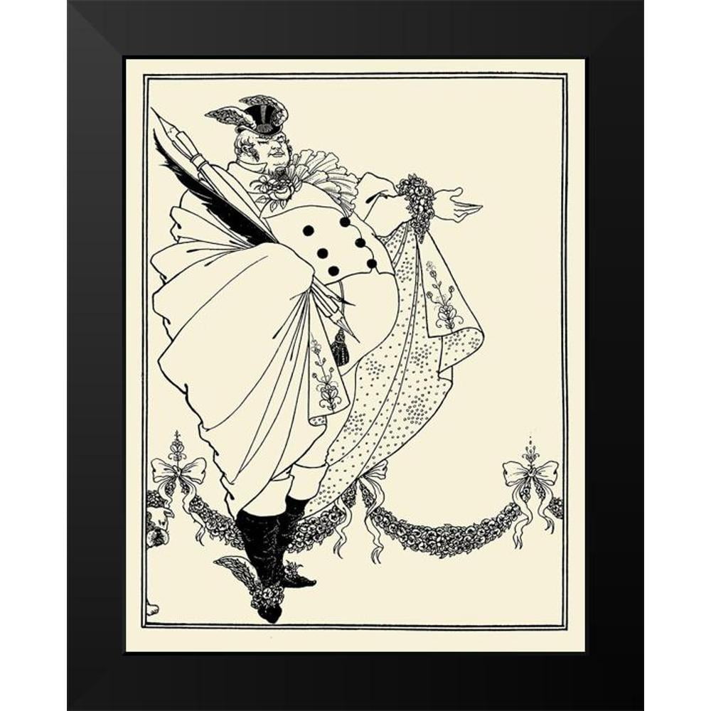 Beardsley, Aubrey 12x14 Black Modern Framed Museum Art Print Titled ...