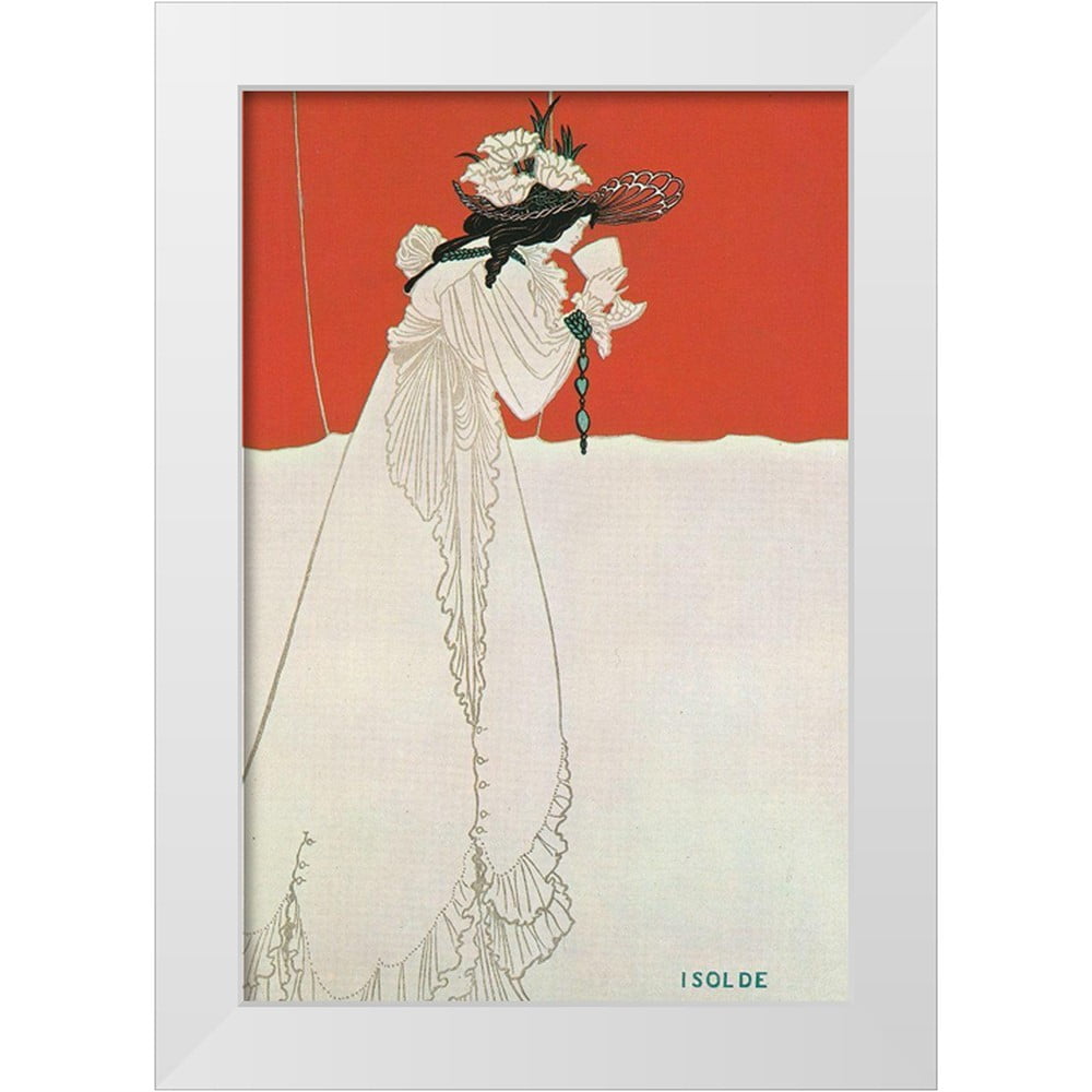Beardsley, Aubrey 13x18 White Modern Wood Framed Museum Art Print ...