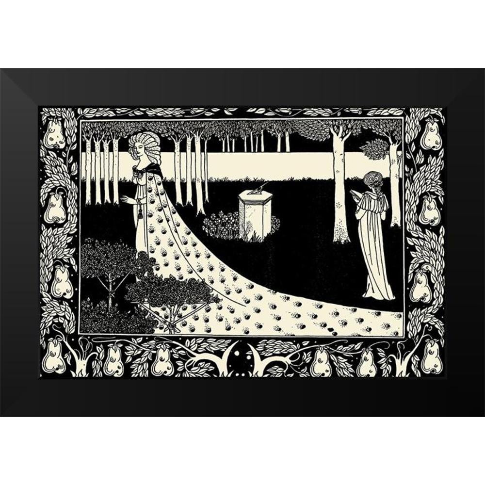Beardsley, Aubrey 14x11 Black Modern Framed Museum Art Print Titled ...