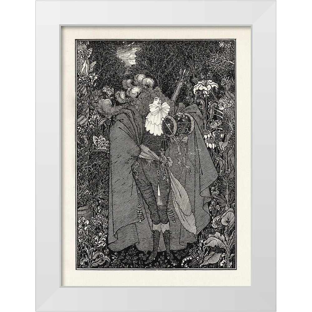 Beardsley, Aubrey 14x18 White Modern Wood Framed Museum Art Print ...