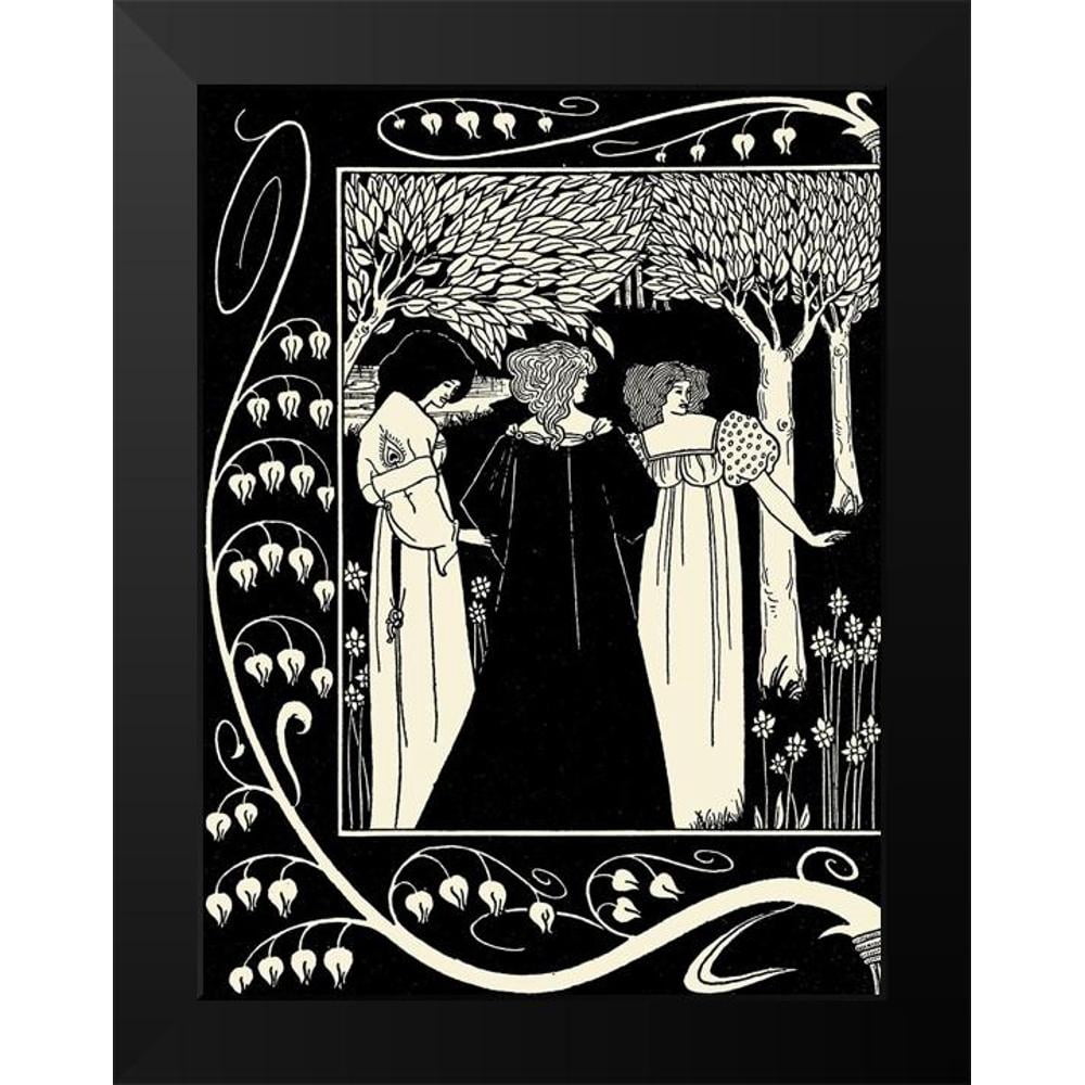 Beardsley, Aubrey 15x18 Black Modern Framed Museum Art Print Titled ...