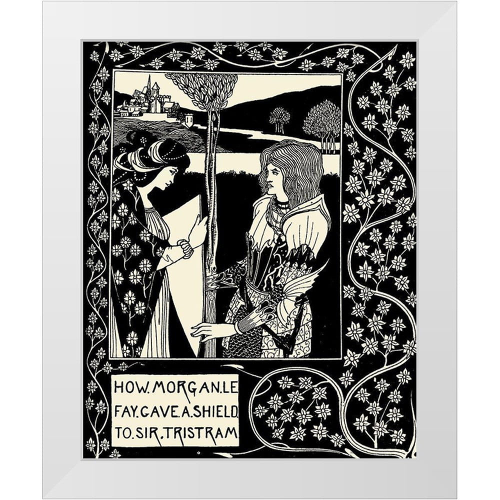 Beardsley, Aubrey 15x18 White Modern Wood Framed Museum Art Print ...
