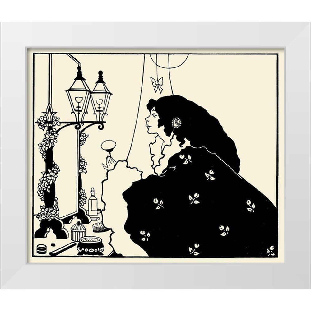 Beardsley, Aubrey 17x15 White Modern Wood Framed Museum Art Print ...