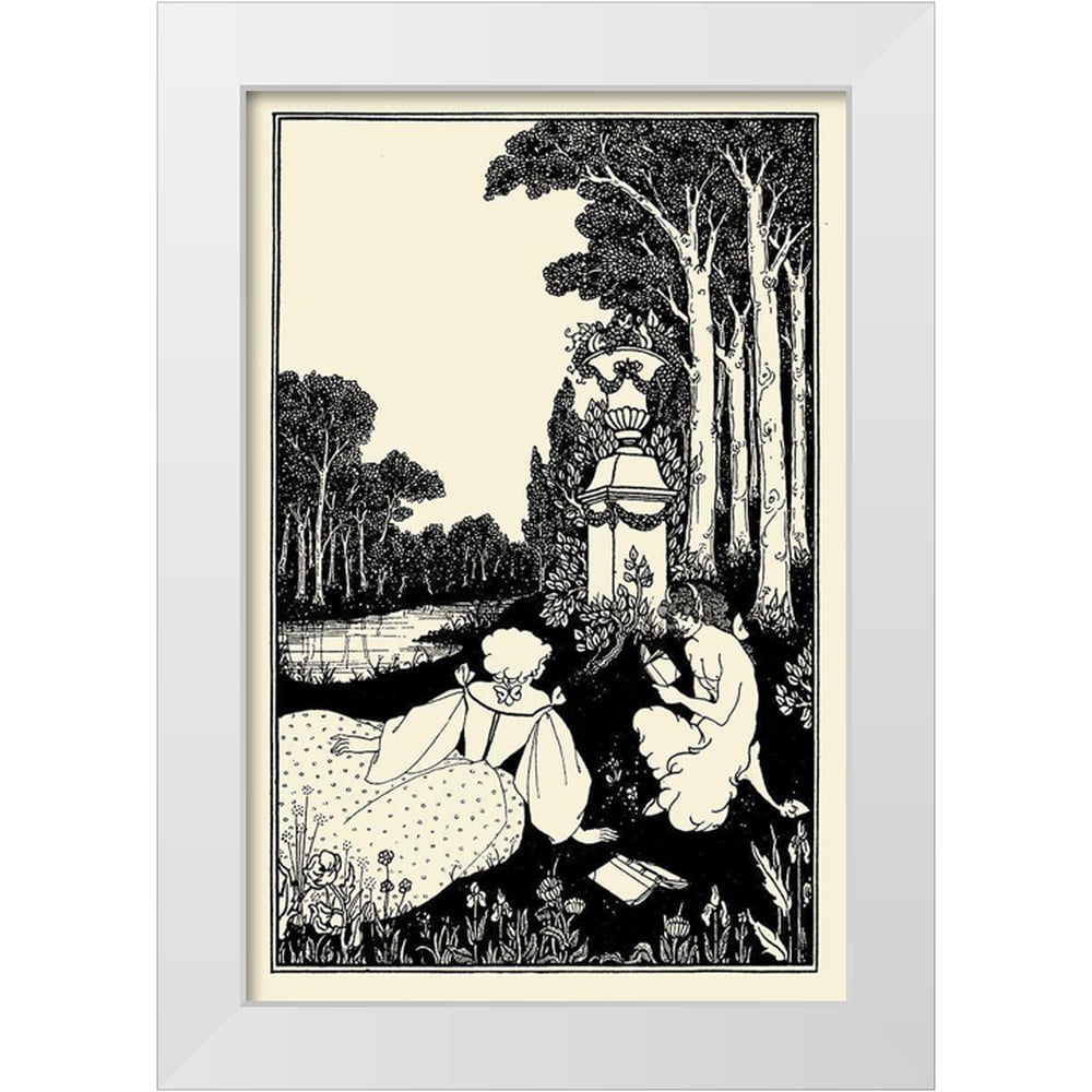 Beardsley, Aubrey 17x24 White Modern Wood Framed Museum Art Print ...