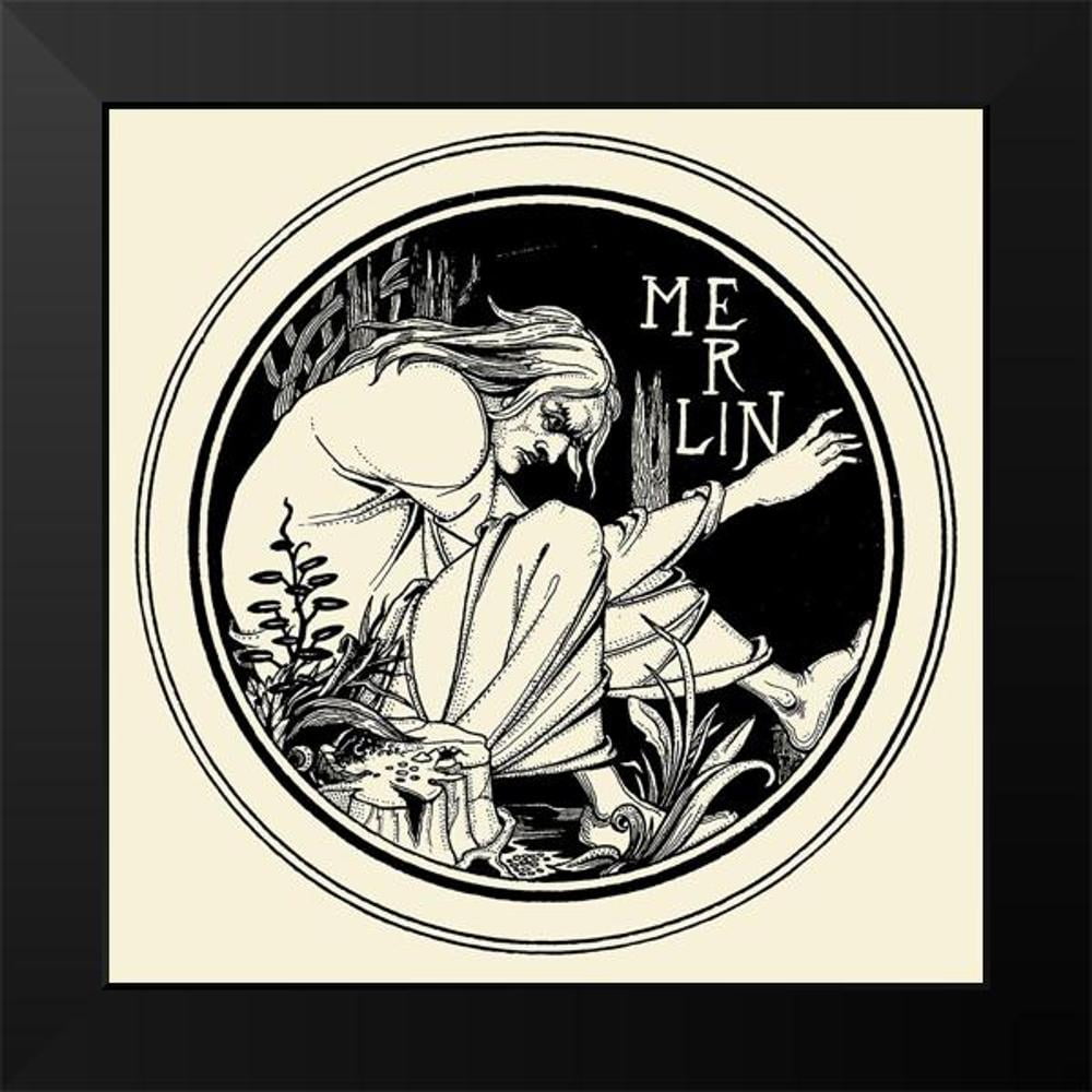 Beardsley, Aubrey 20x20 Black Modern Framed Museum Art Print Titled ...