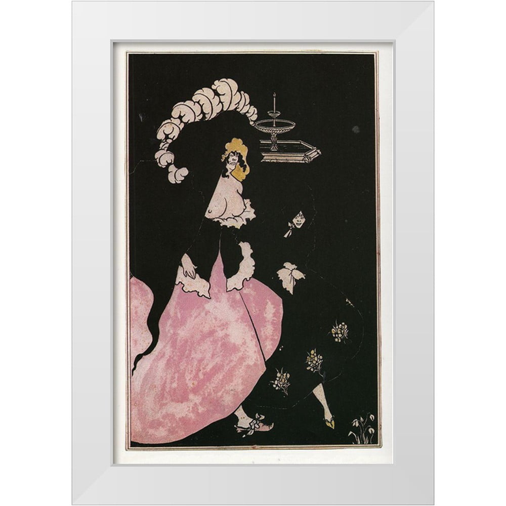 Beardsley, Aubrey 23x32 White Modern Wood Framed Museum Art Print ...