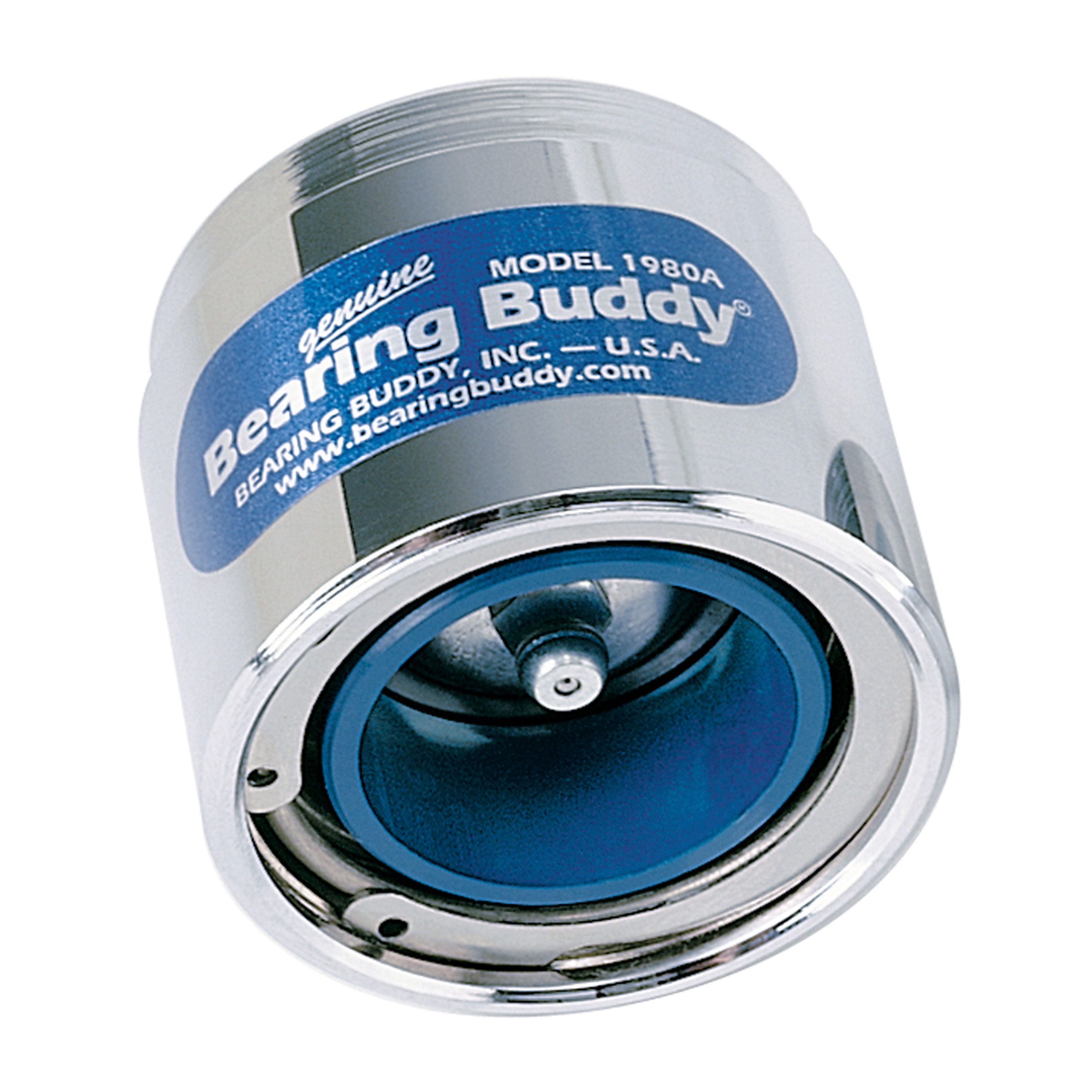 Bearing Buddy 42202 Wheel Bearing Protector - 1.980" D, Chrome W/ Level ...