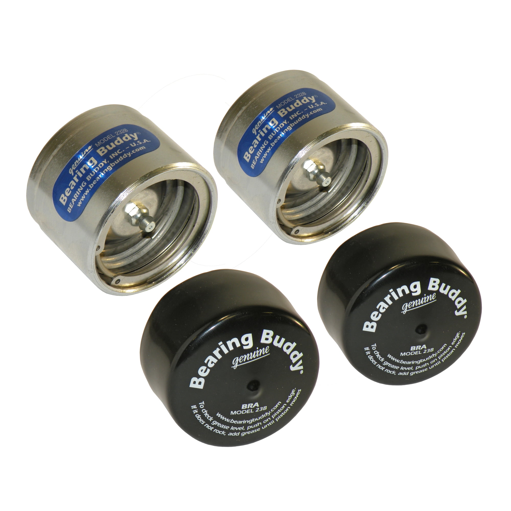 Bearing Buddy Chrome Bearing Protectors (2.328" Diameter) With Bras ...