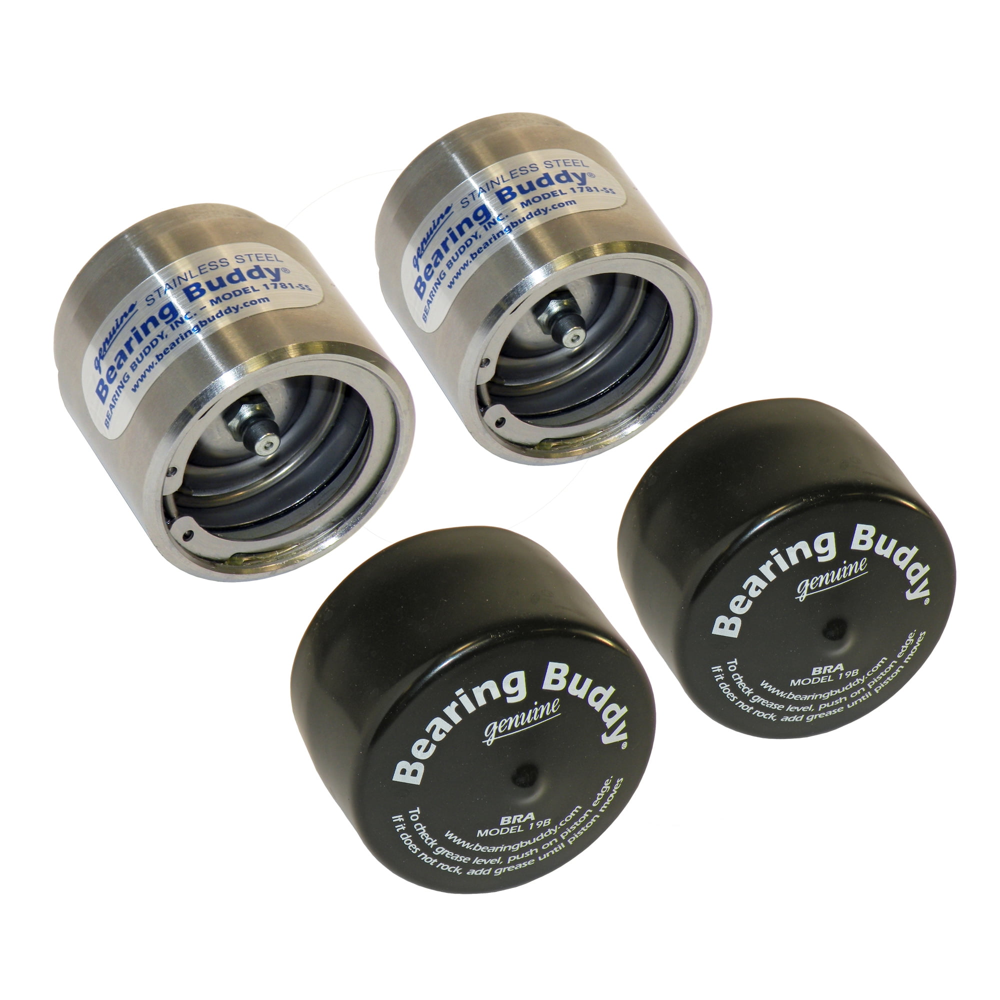 Bearing Buddy Stainless Steel Bearing Protectors with Bras - 1.781 ...