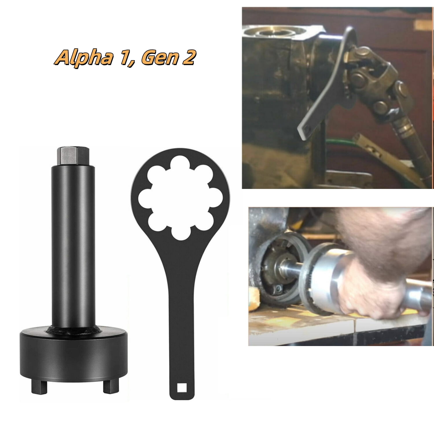 Bearing Carrier Nut & Spanner Wrench Drive Tool For Mercruiser Alpha 1 ...
