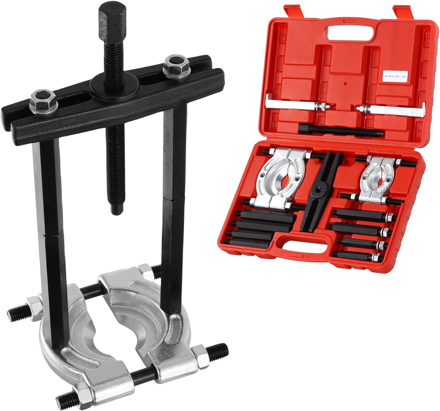 Bearing Puller Kit 14-Piece, 5 Ton Bearing Separator, Pinion Wheel ...