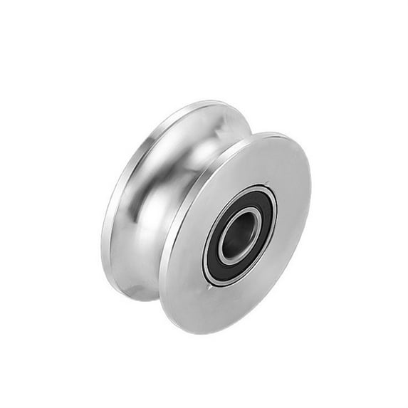 Bearing Steel Round Tube Pulley Wheel Stainless Steel Track Wheel Wire ...