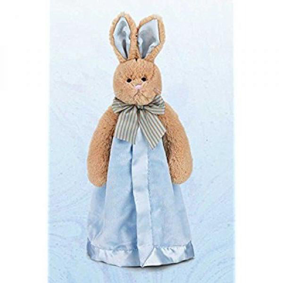 Bearington Baby Bunny Tail Snuggler, 15 Inch Blue Rabbit Plush Stuffed ...