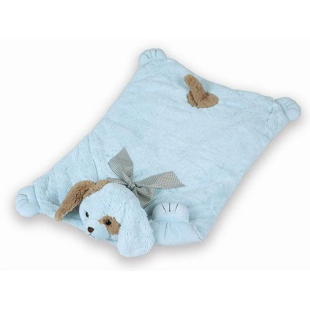 Bearington Baby Waggles Tummy Time Mat, 30 x 23 Inch Blue Puppy Dog ...