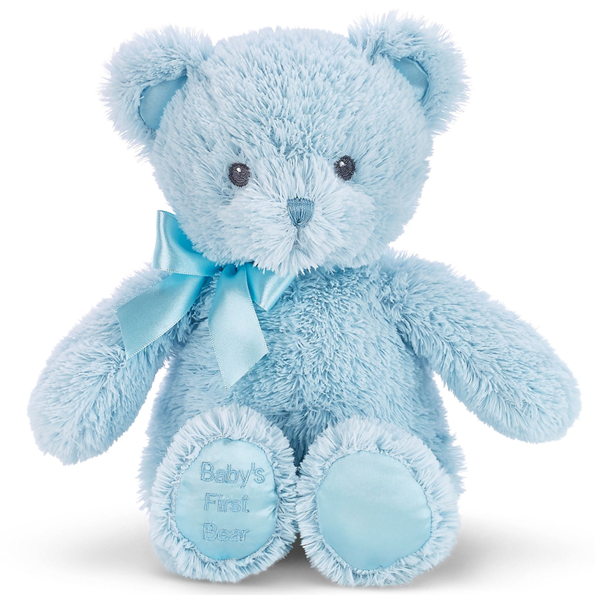 "Bearington Snuggle Infant Toy - Baby's First Teddy Bear, Blue Plush ...