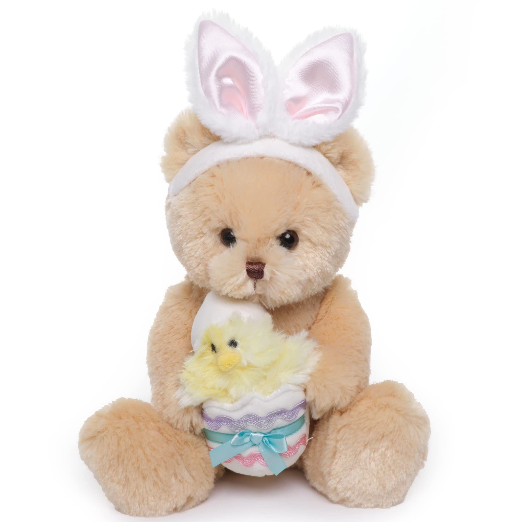 Bearington Beary Eggstra The Teddy Bear Plush, 9 Inch Easter Bear ...