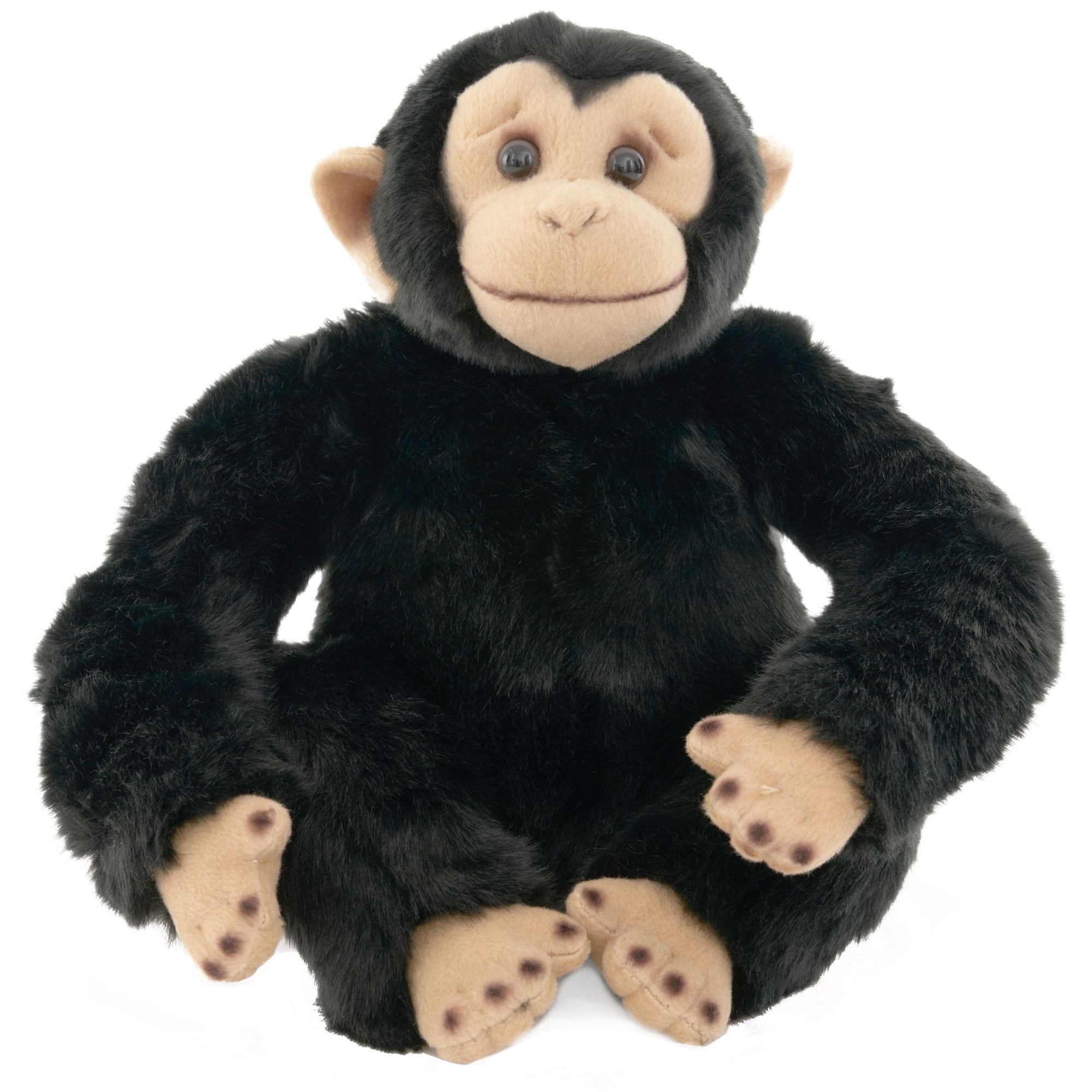 Bearington Bing The Chimpanzee Plush, 10.5 Inch Chimp Monkey Stuffed ...