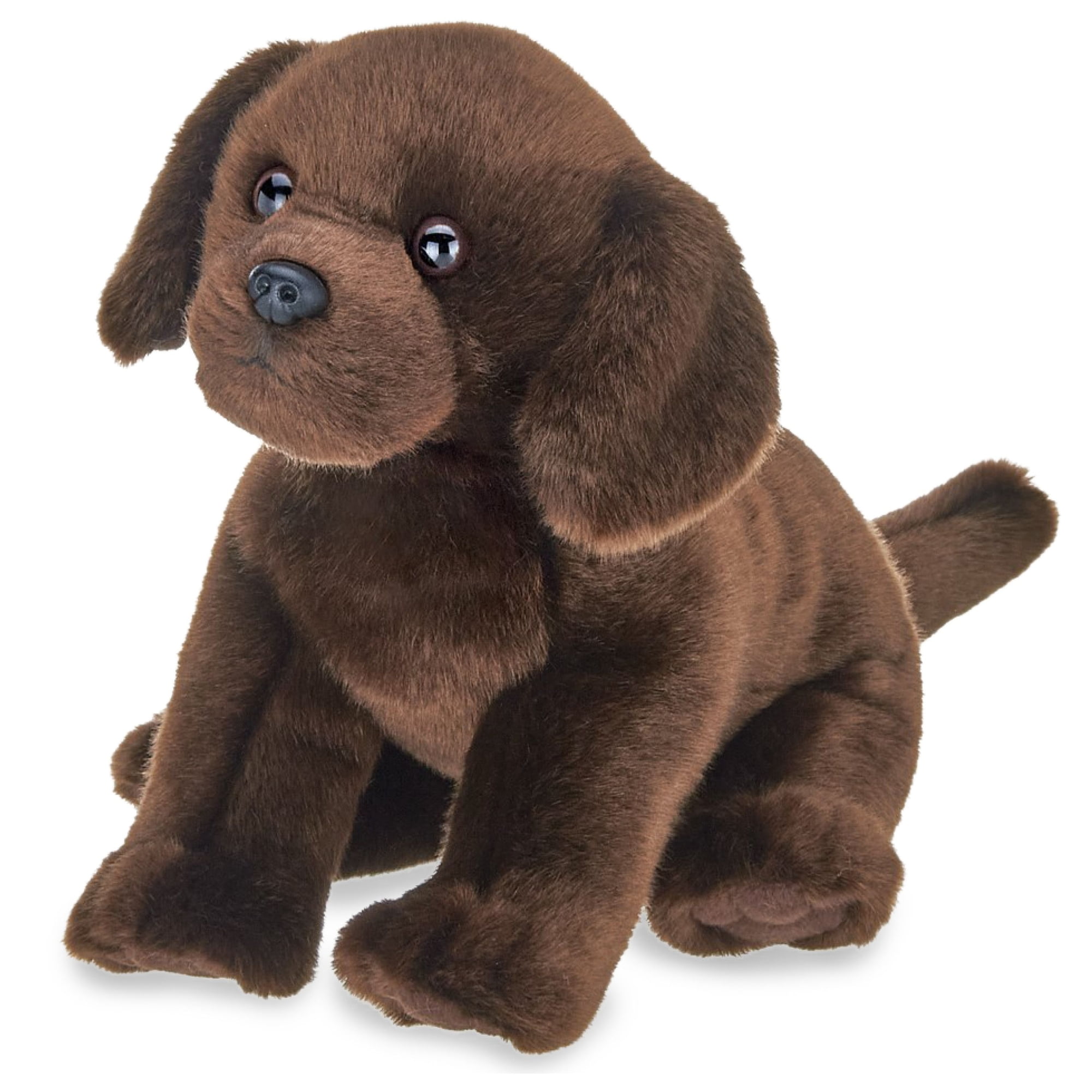 Bearington Brody The Labrador Stuffed Dog, 13 Inch Chocolate Lab ...