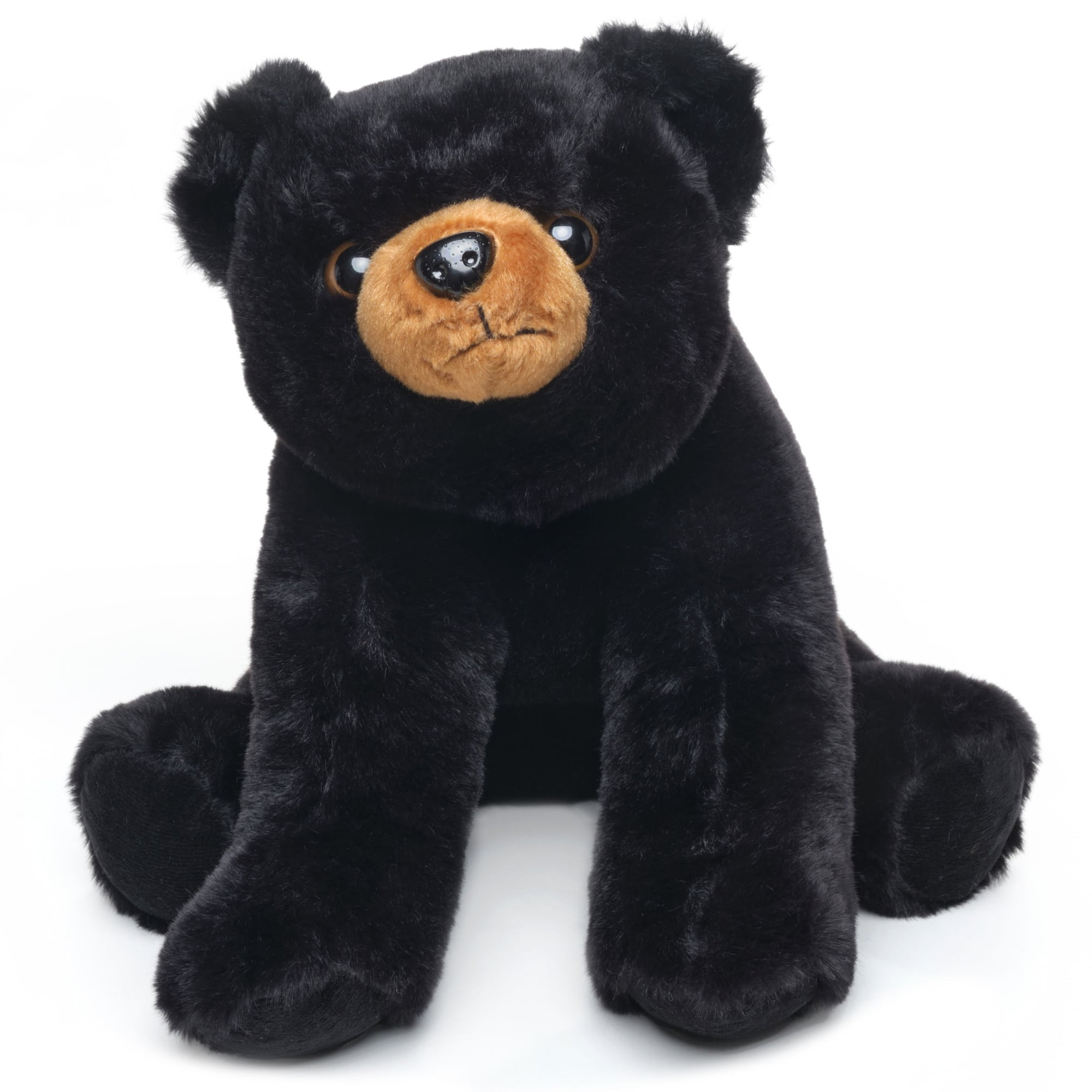 Bearington Collection Bandit Black Teddy Bear Stuffed Animal Toy 18 ...
