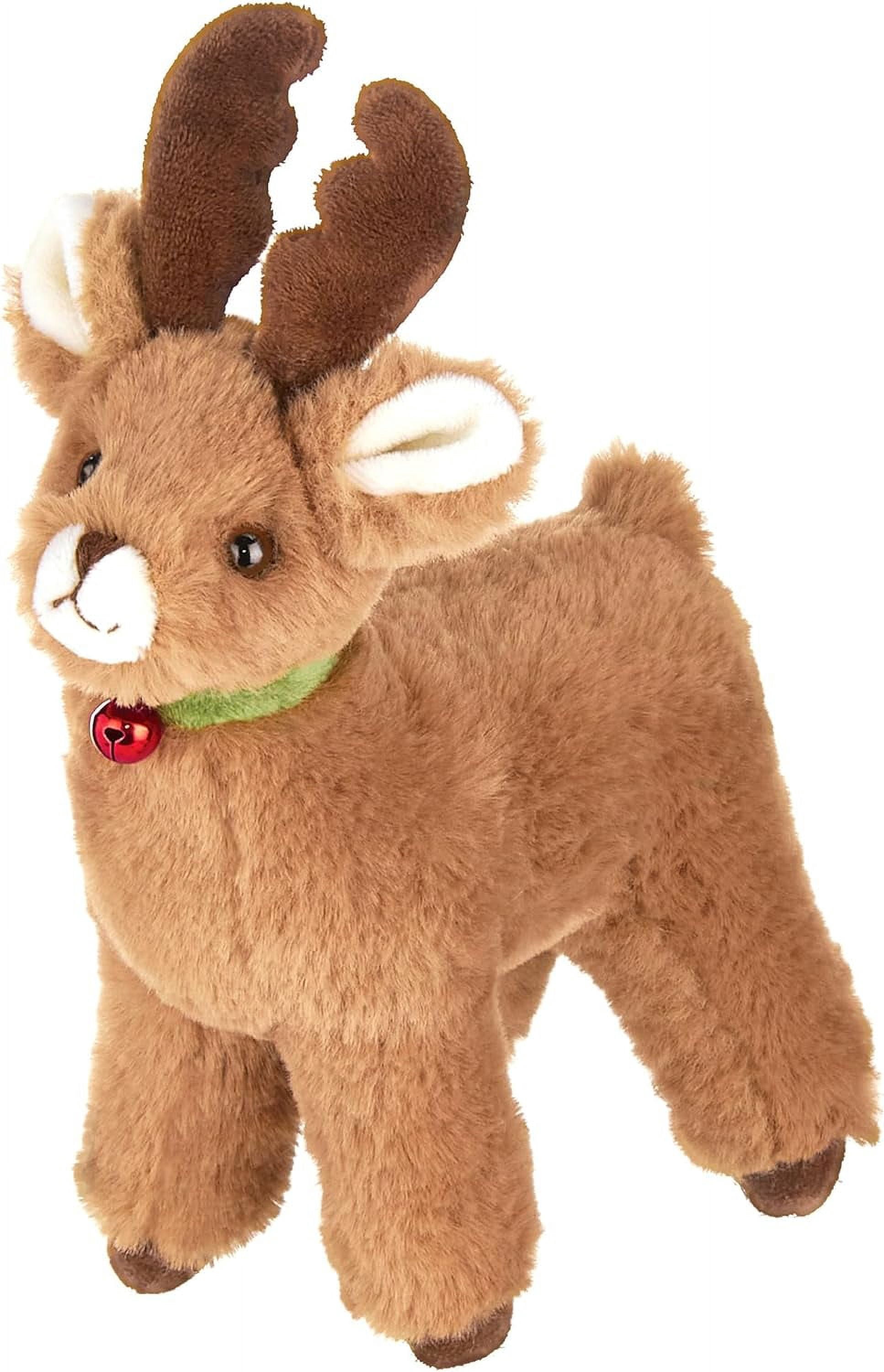 Bearington Collection Jolly Reindeer Stuffed Animal, 6 inch Christmas ...